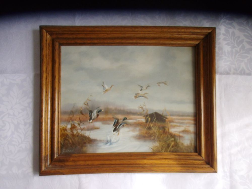 Bild von Gerhard Zank Enten mit Holzrahmen (Gebraucht) in Walenstadt ...