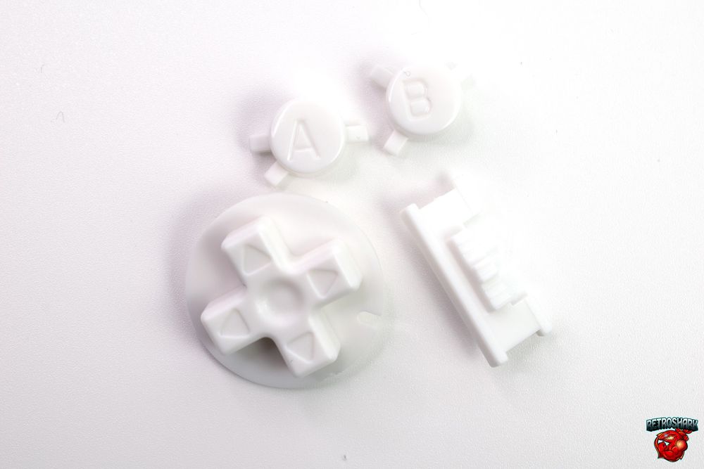 GBC Prestige Buttons - RetroSix - White | Kaufen auf Ricardo