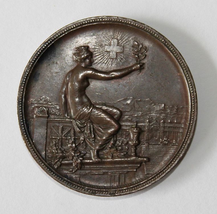WINTERTHUR 1895, MEDAILLE EIDGENÖSSISCHES SCHÜTZENFEST. (Gebraucht) in ...