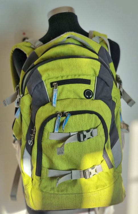 SATCH Ergo Schulsack Rucksack Thek grün verstellbarer Rücken | Kaufen ...