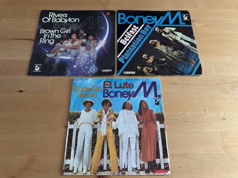 BONEY M tolle Hit Singles Sammlung Kult Top 70's Carrere (Gebraucht) in ...