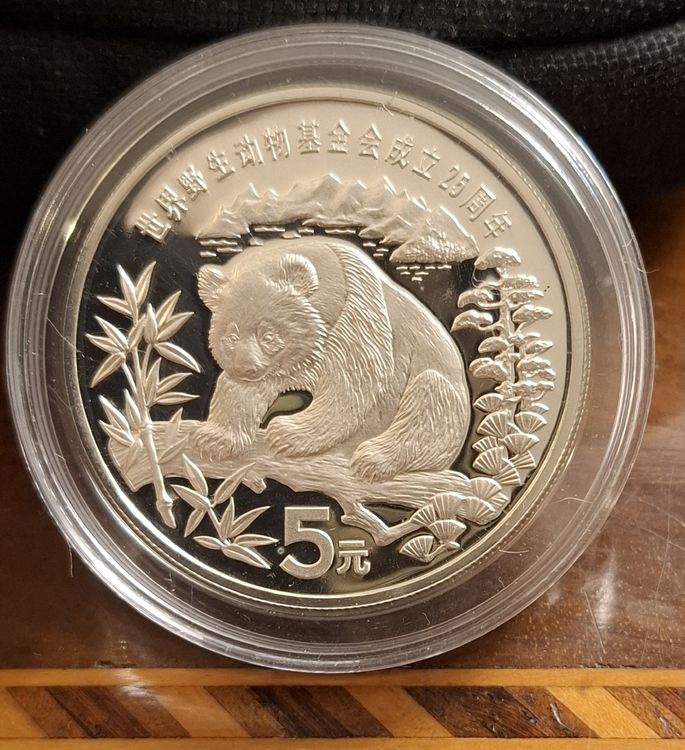 China 5 Yuan Panda 1986 - WWF (Gebraucht) in Leibstadt für CHF 65 – mit ...