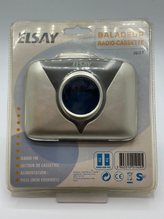 NEW/NEUF Walkman + Radio Elsay Baladeur Cassette K7 Audio (Neu und ...