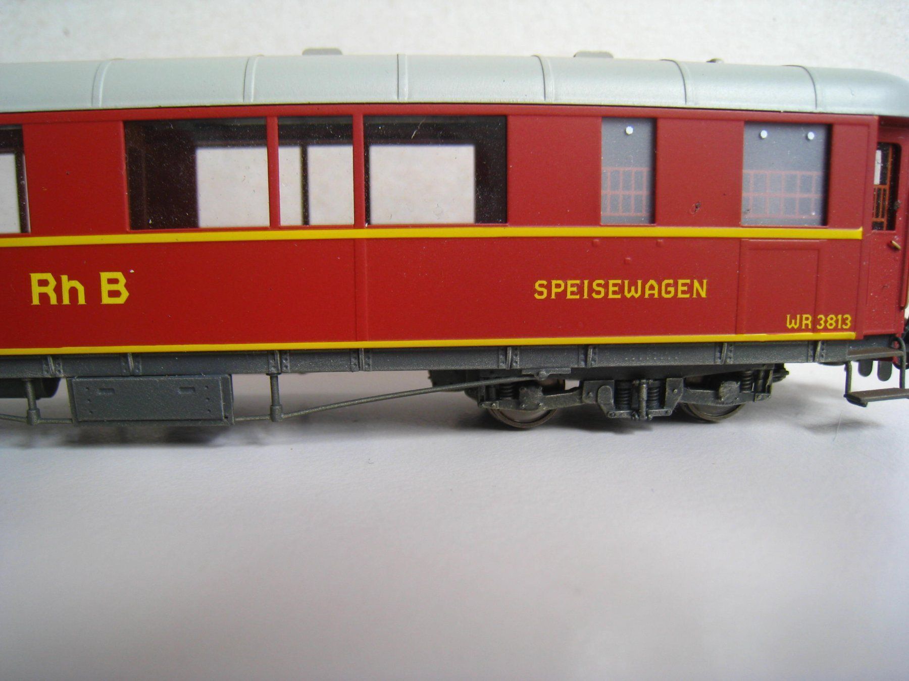 Ferro Suisse Rhb-Speisewagen 3813 alte Version, verwittert ! (Gebraucht ...