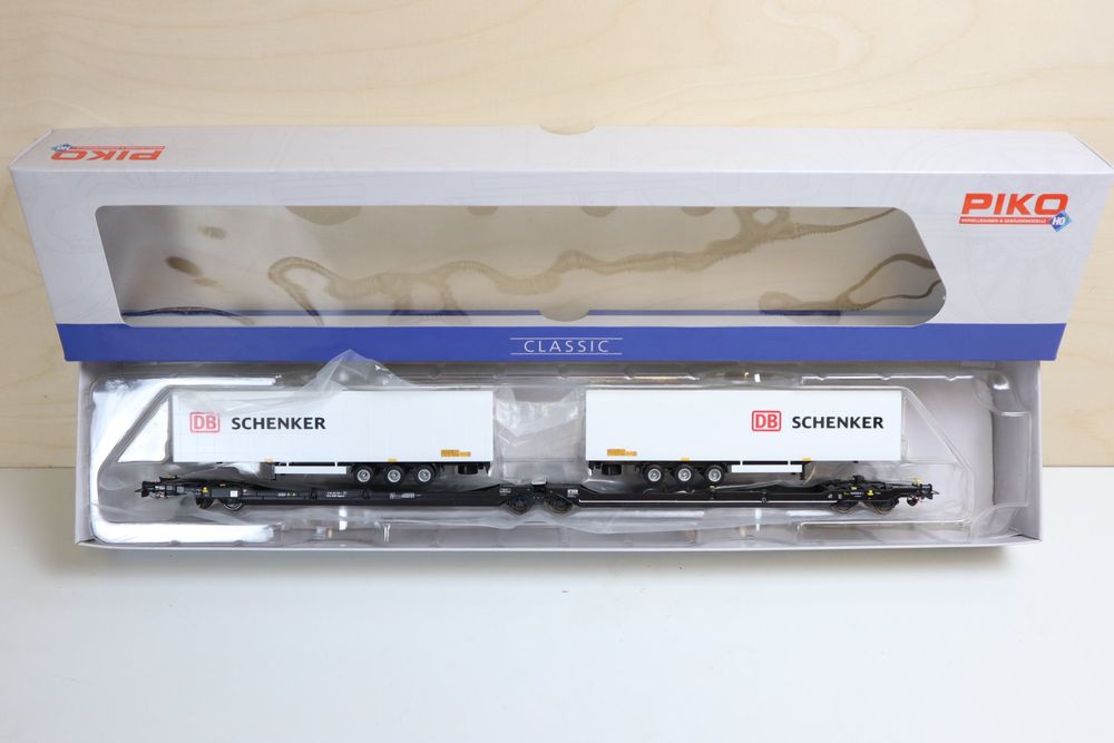 PIKO Doppel-Taschenwagen 54770 - schönes Modell H0 | Kaufen auf Ricardo