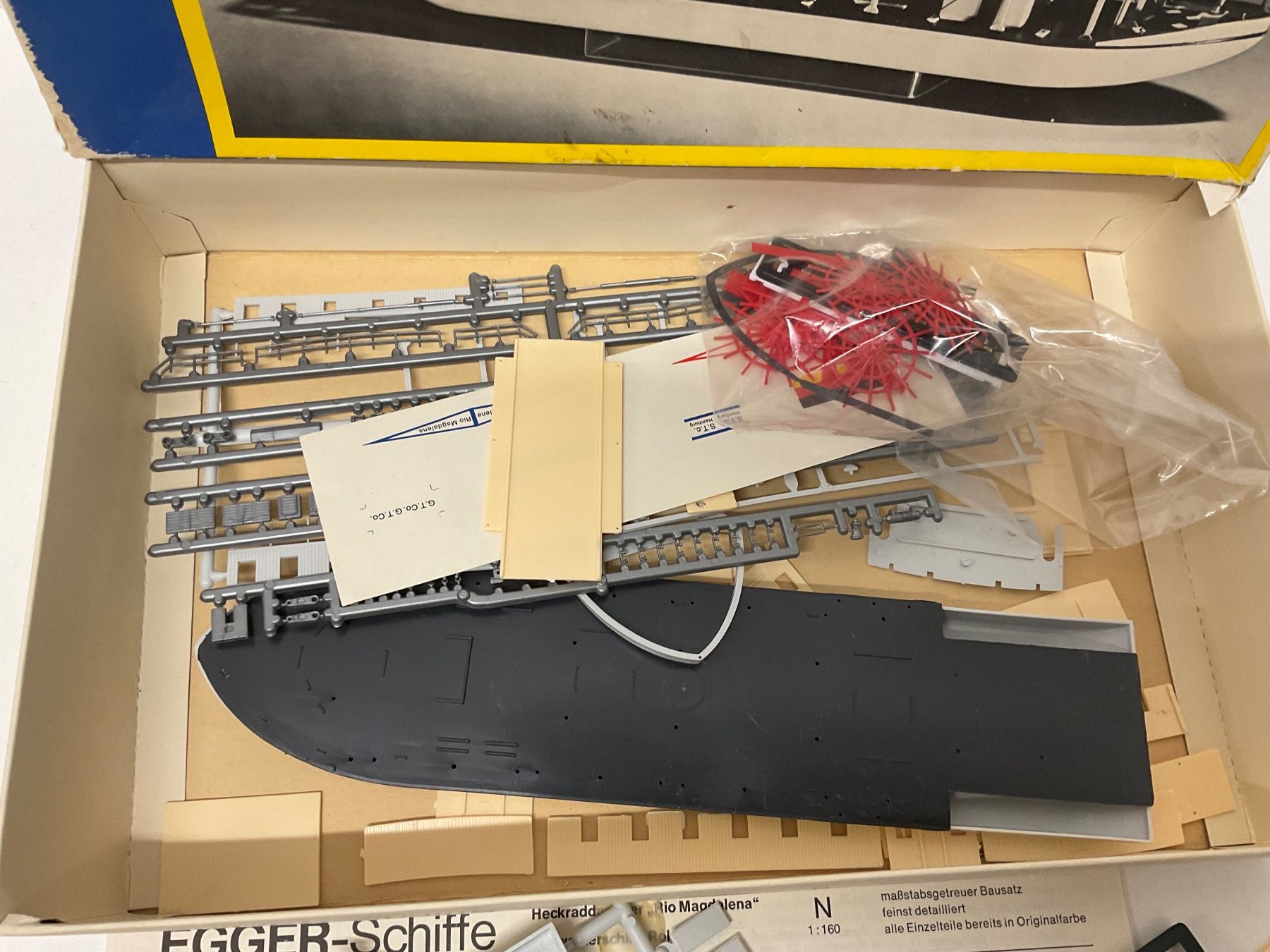 Egger Schiffe Bausatz - TES2B N 1:160 Heckraddampfer (Gebraucht) in ...