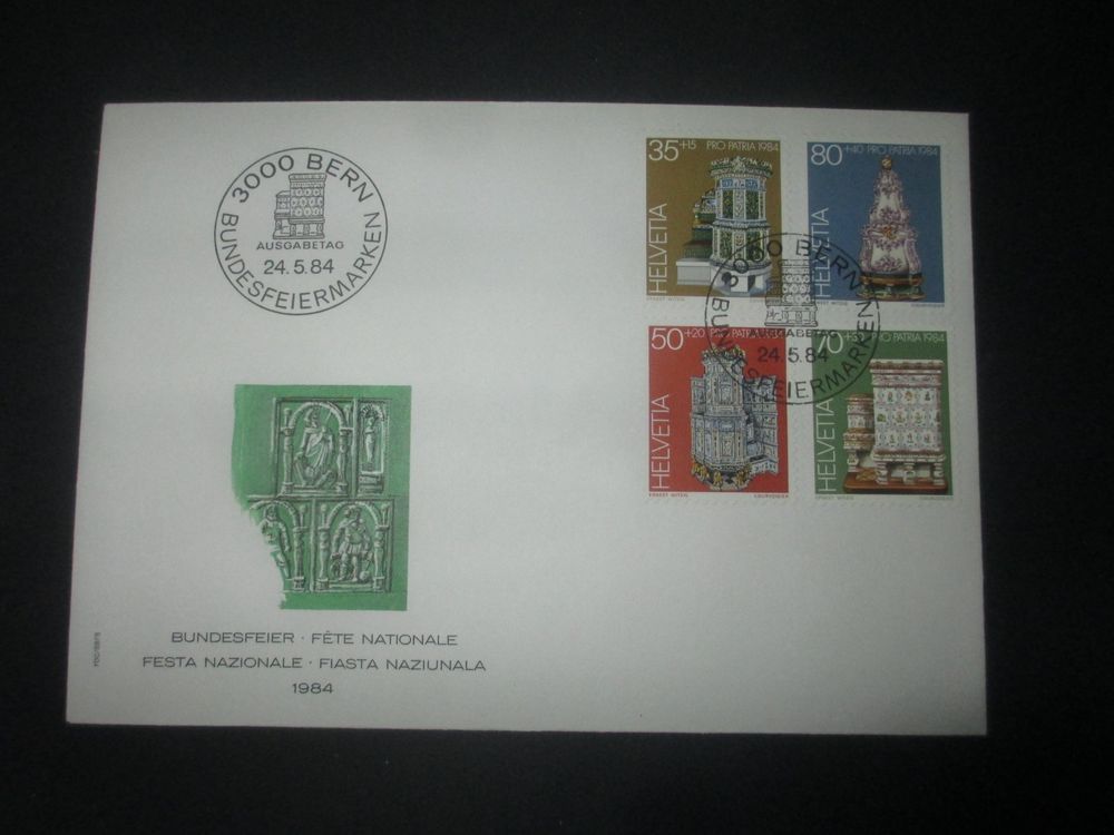 FDC Pro Patria 1984 (Gebraucht) in Hasle LU für CHF 0.5 – mit Lieferung auf Ricardo kaufen