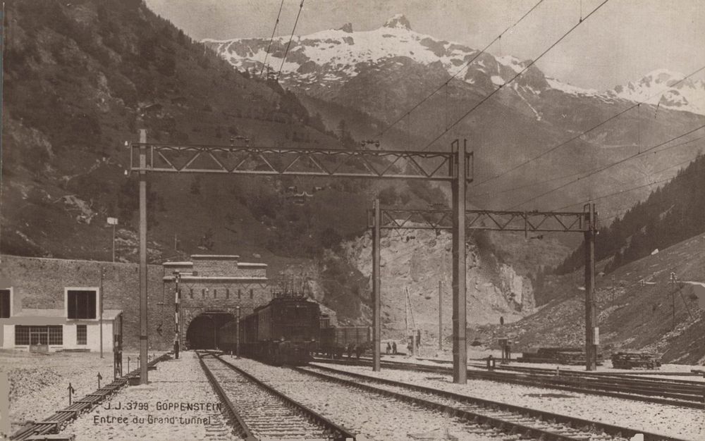 Goppenstein - Entrée du Grand tunnel | Kaufen auf Ricardo