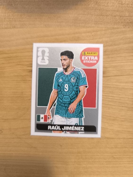 PANINI EXTRA STICKER RAÚL JIMÉNEZ Silber (Neu (gemäss Beschreibung)) in ...