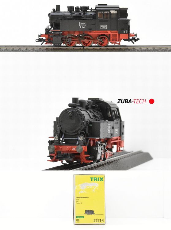 Trix 22216 Dampflok BR 80 RAG H0 GS Analog mit OVP (Gebraucht) in St ...