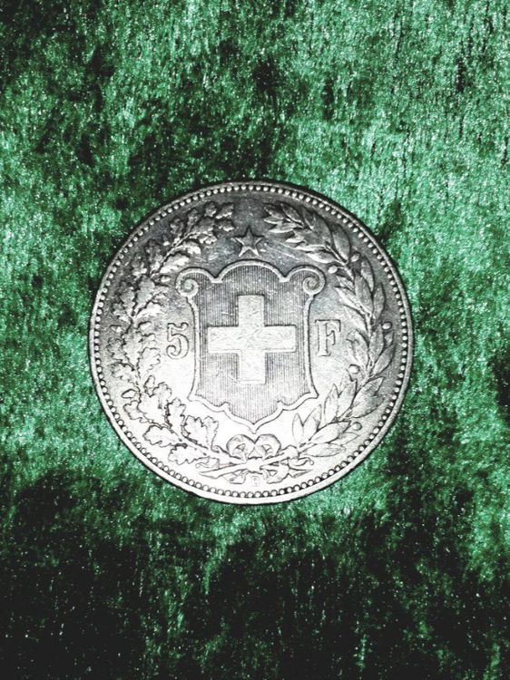 Schweiz/ Suisse 5 Franken/ Francs 1890 (Gebraucht) in Gordola für CHF ...
