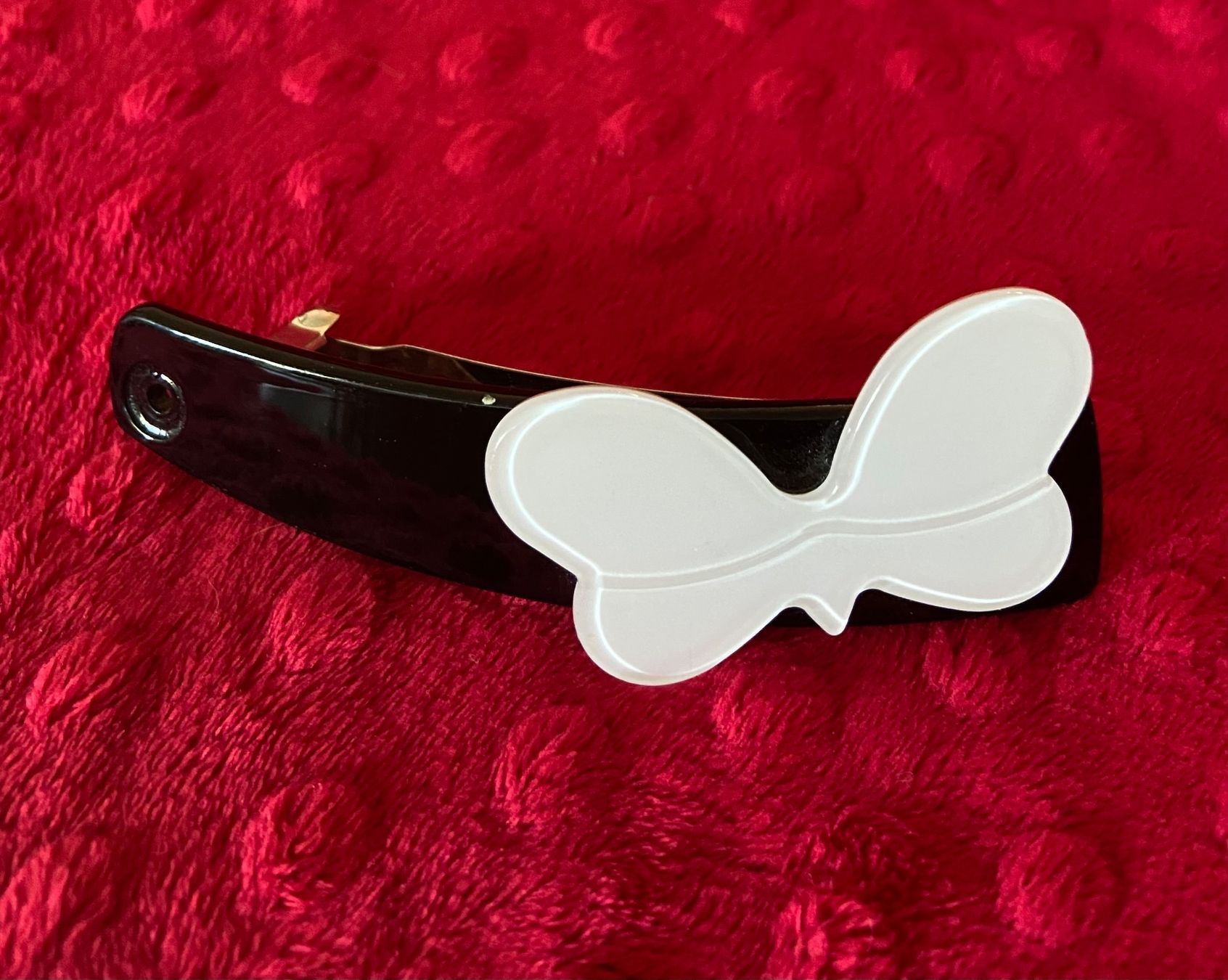 EVITA PERONI Barrette papillon acétate haut de gamme (Neu (gemäss ...