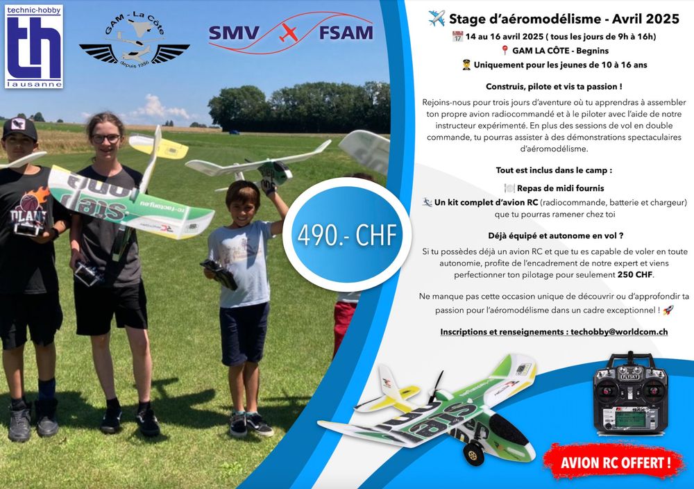 Stage d’aéromodélisme pour les jeunes (Neu und originalverpackt) in ...