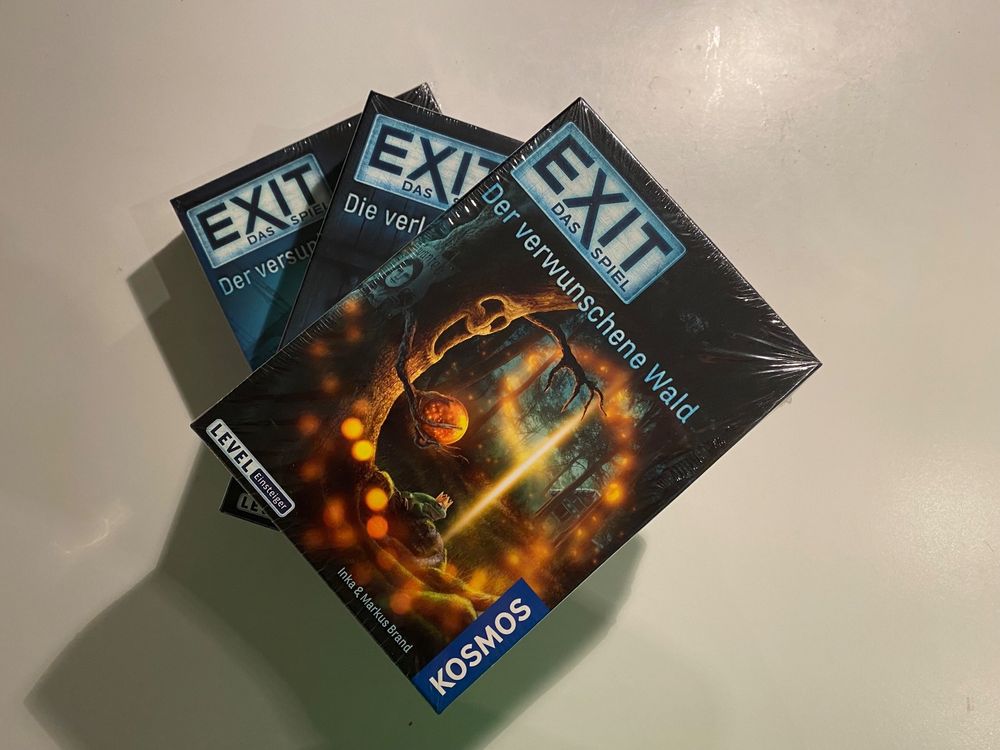 3x Exit Spiele Originalverpackt | Kaufen auf Ricardo