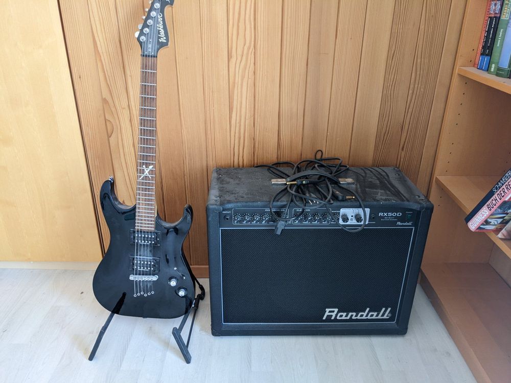 E-Gitarre + Randall RX50D Verstärker (Gebraucht) in Zürich für CHF 123 – nur Abholung auf ...