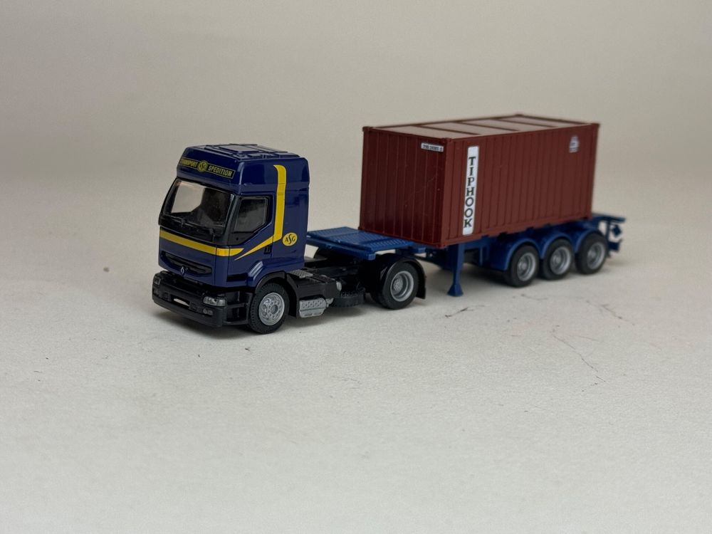 Herpa Renault Container Sattelzug ASG Tiphook | Kaufen auf Ricardo