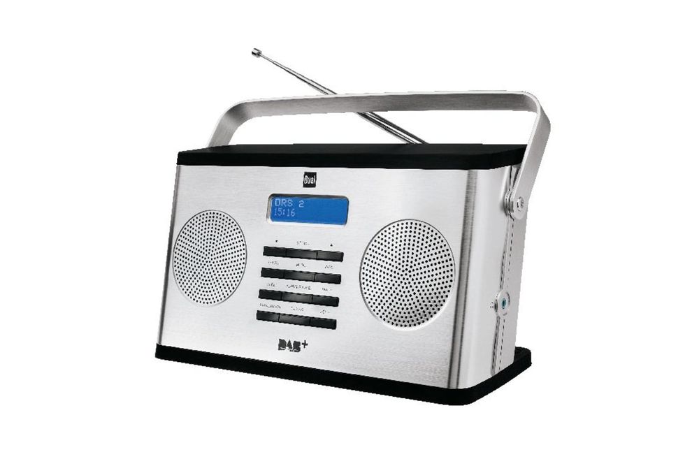 modernes Dual DAB 10S Markenradio nit Wecker & Nachtuhr | Kaufen auf ...