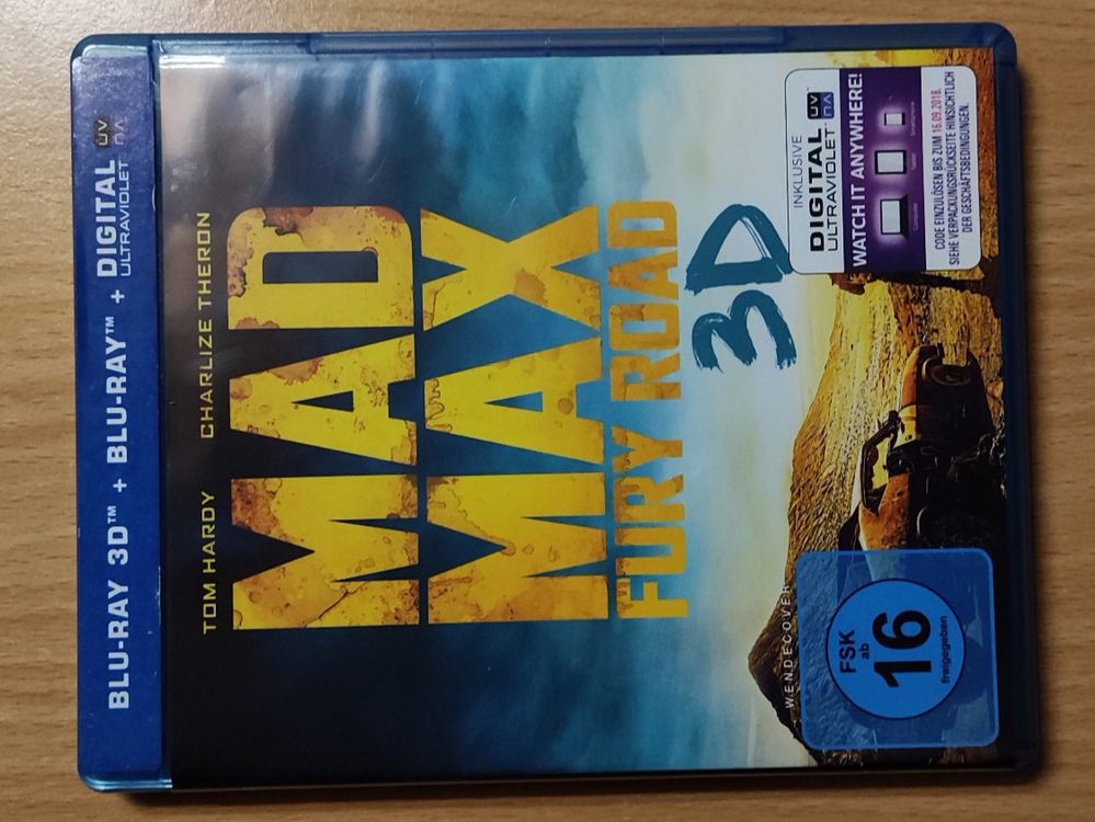 Mad Max - Fury Road - 3D und 2D Blu-ray (Gebraucht) in Muhen für CHF 6.5 – mit Lieferung auf ...