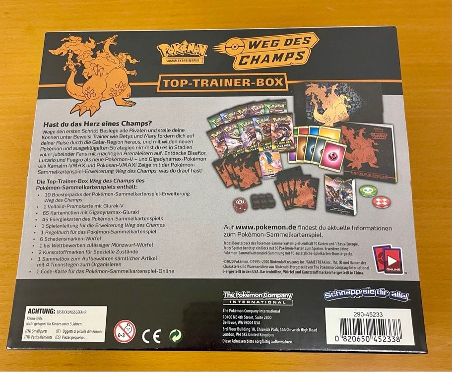 Pokémon Weg des Champs Trainer Box Deutsch | Kaufen auf Ricardo