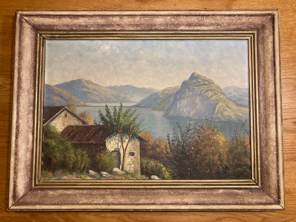 Landschaftsgemälde W. Eberle | Kaufen auf Ricardo