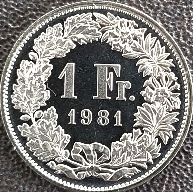 1 Franken 1981 stgl. (Neu (gemäss Beschreibung)) in Arch für CHF 3 – mit Lieferung auf Ricardo ...