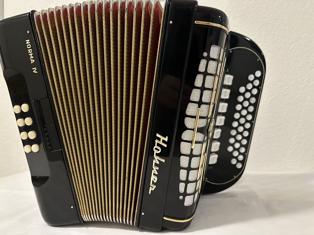 Akkordeon Hohner Norma IV, Vintage mit Tasche, Top Zustand! (Gebraucht ...