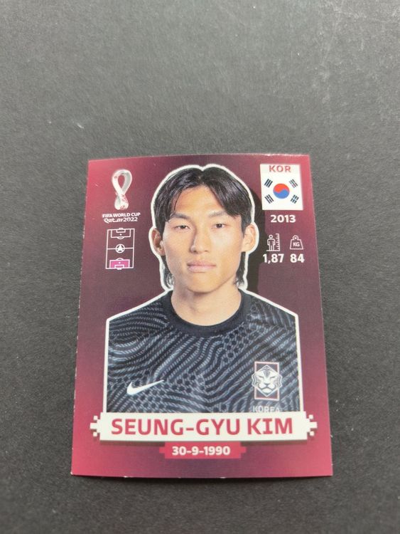 Panini Qatar 2022 | KOR 3 / Seung-Gyu Kim (Neu (gemäss Beschreibung ...