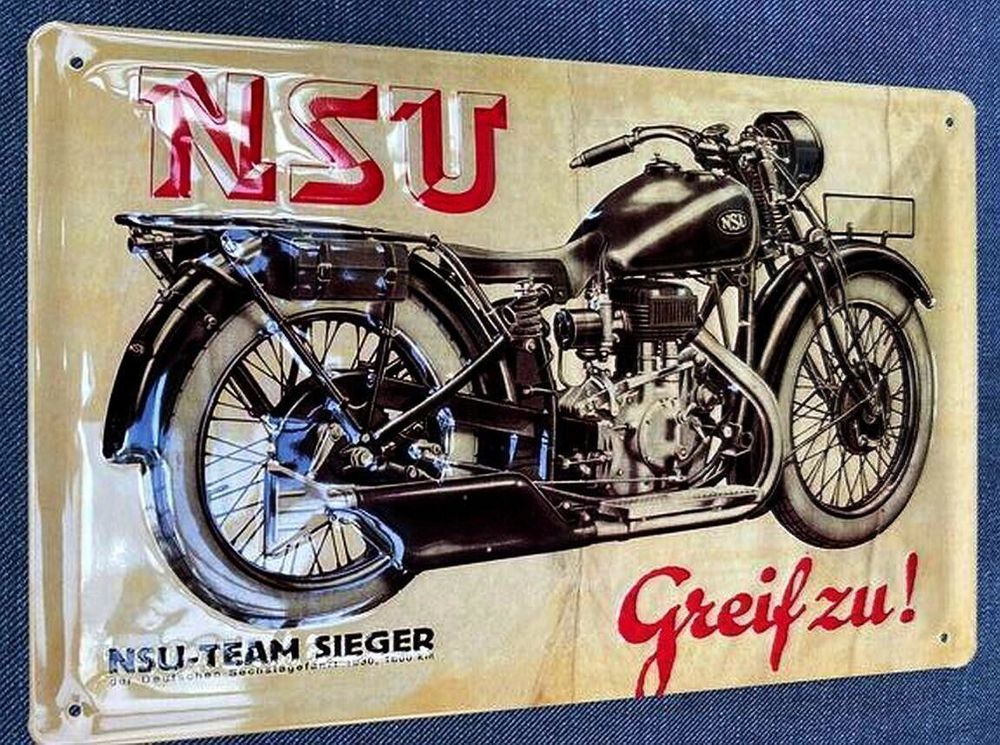 Blechschild 3D-NSU - GREIF ZU | Kaufen auf Ricardo
