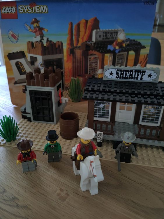 RAR* LEGO SYSTEM 6755 Western Sheriff's Lock-Up 1996 (Gebraucht) in ...