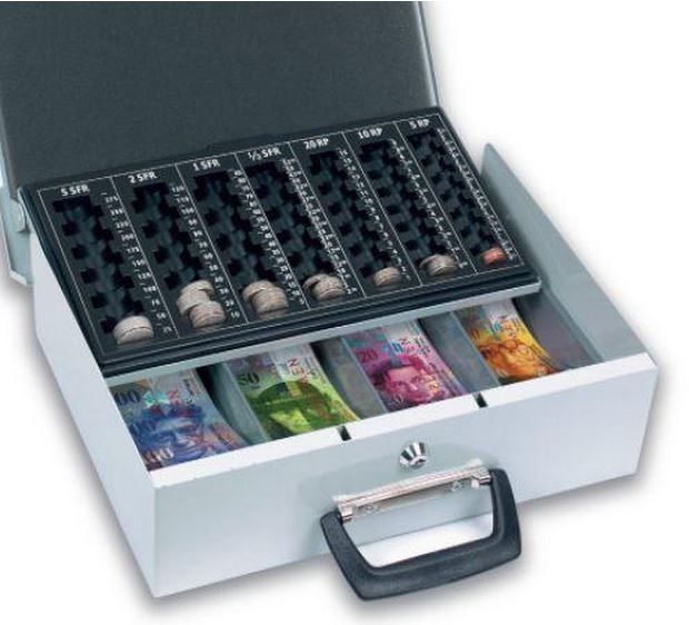 Hand-Geldkassette für Schweizer Franken (Neu und originalverpackt) in ...