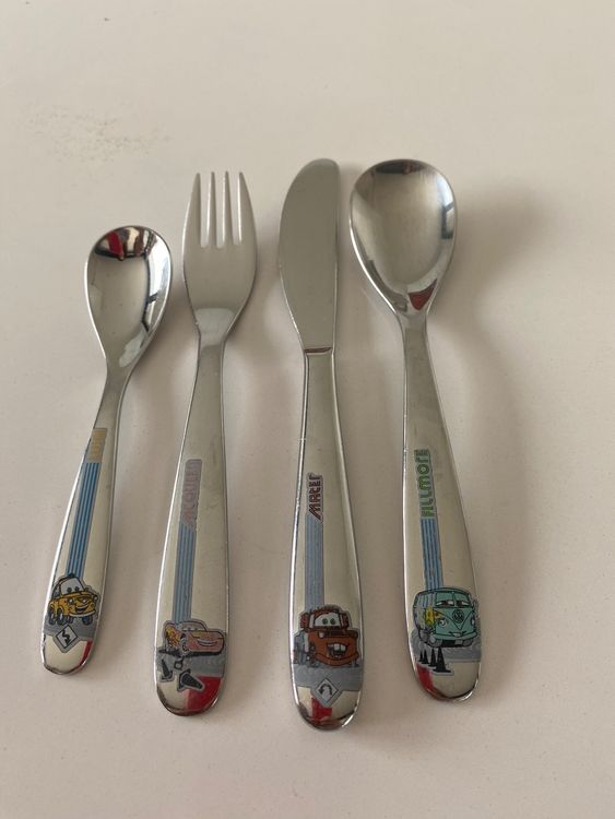 WMF Kinderbesteck 4er Set Cars Motiv Disney (Gebraucht) in Meggen für ...