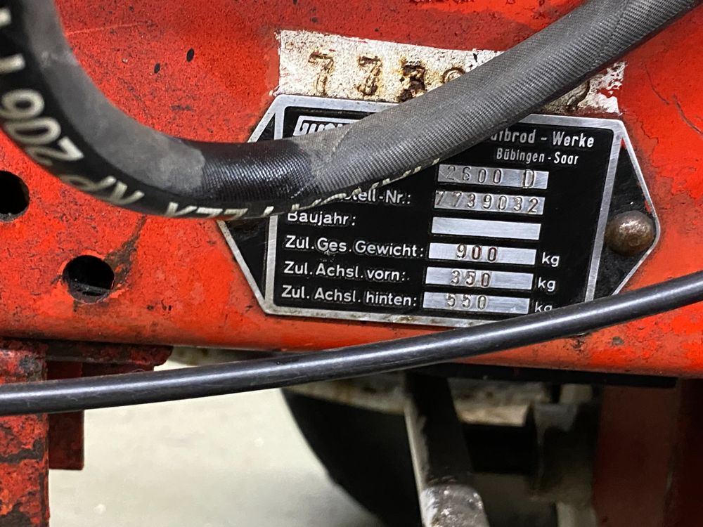 Kleintraktor Gutbrod 2600 D, wie Iseki / John Deere / Kubota (Gebraucht) in Worben für CHF 1200 ...