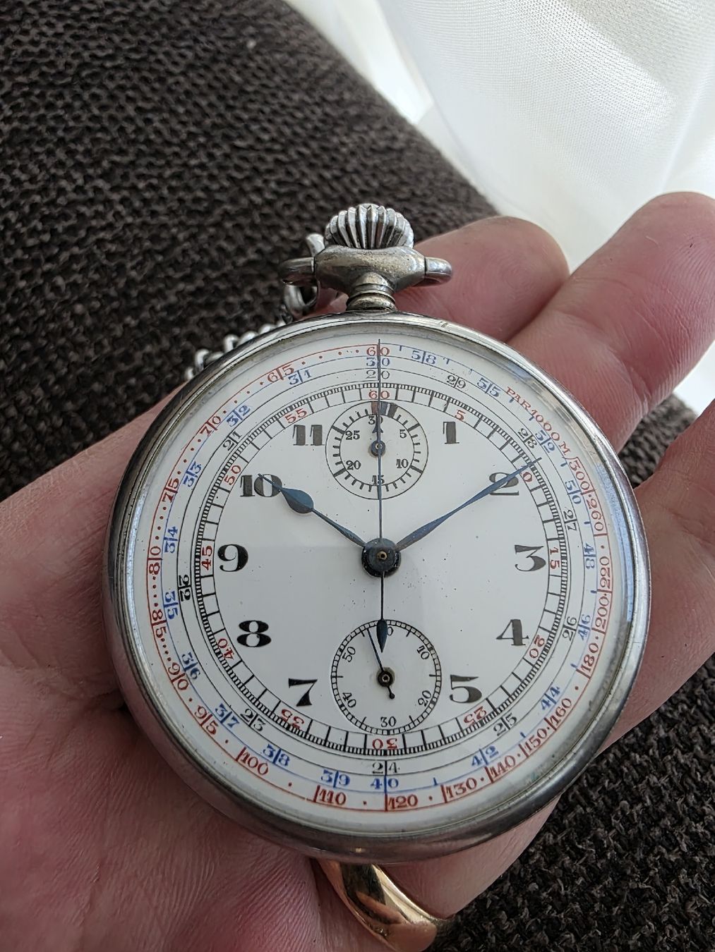 Montre de poche chronomètre argentan, ancienne et rare! (D'occasion) à ...