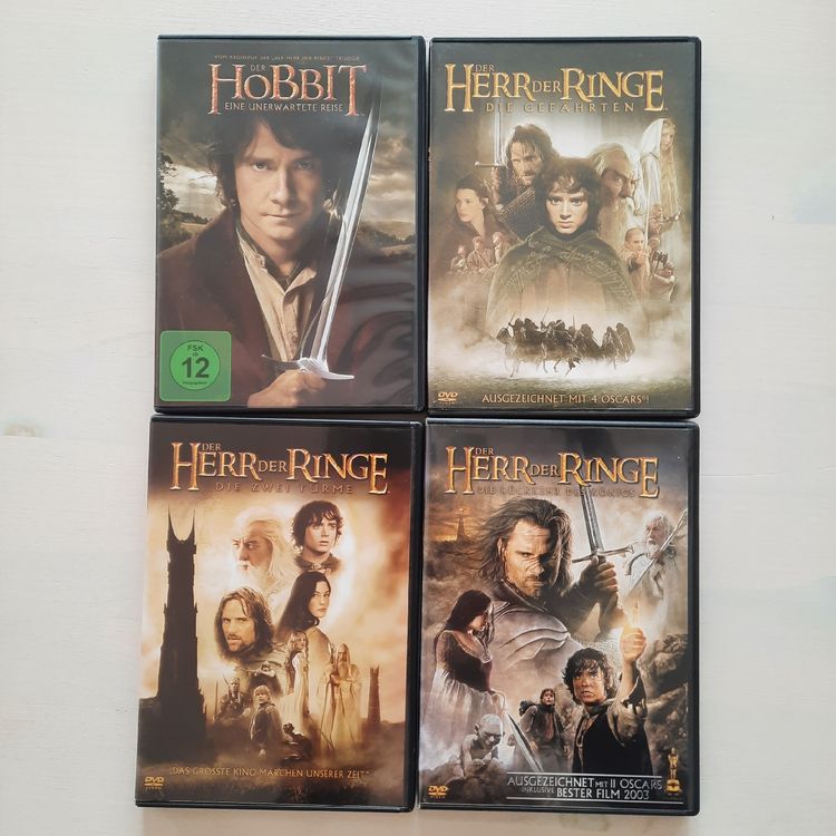 Herr der Ringe Triologie plus Der Hobbit | Kaufen auf Ricardo