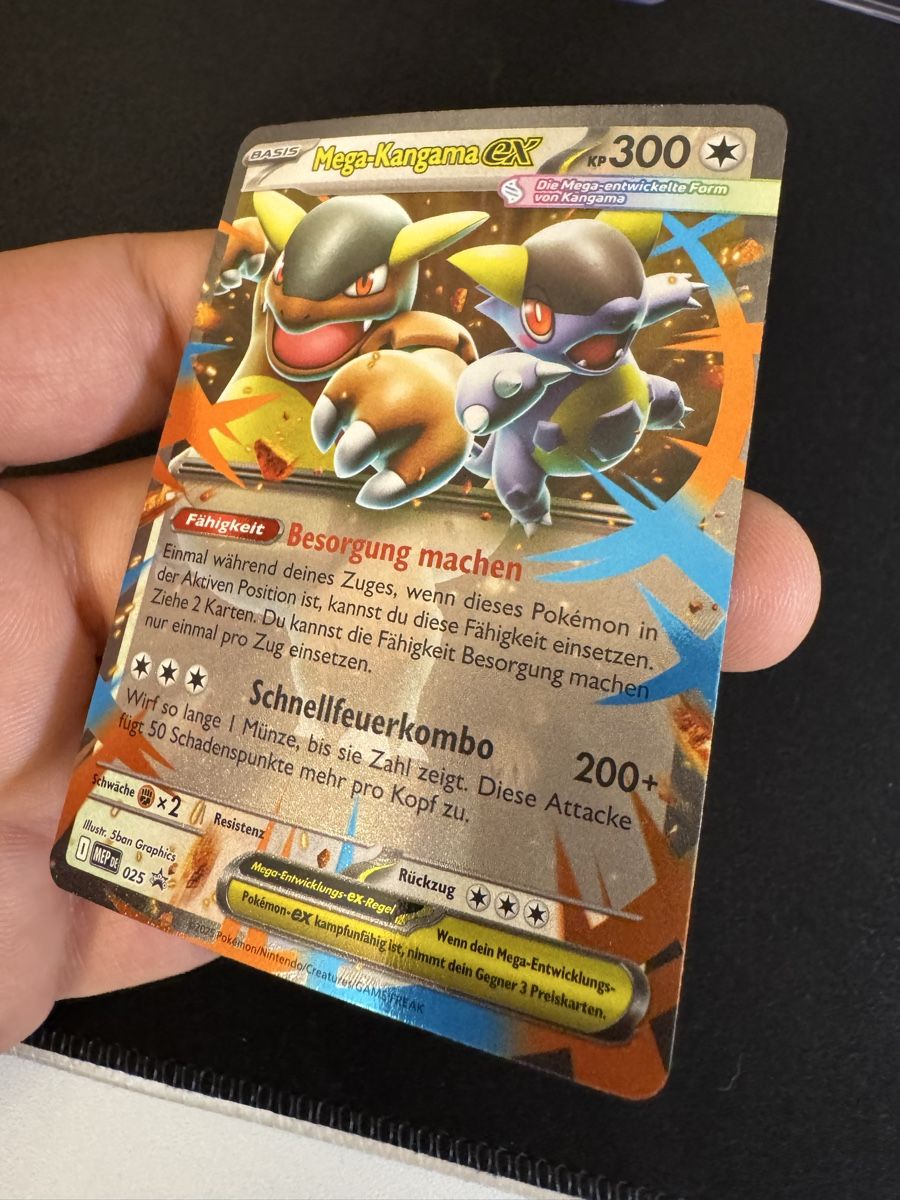 Mega Kangaskhan ex MEP025 – Pokémon Karte – Deutsch (Neu (gemäss ...