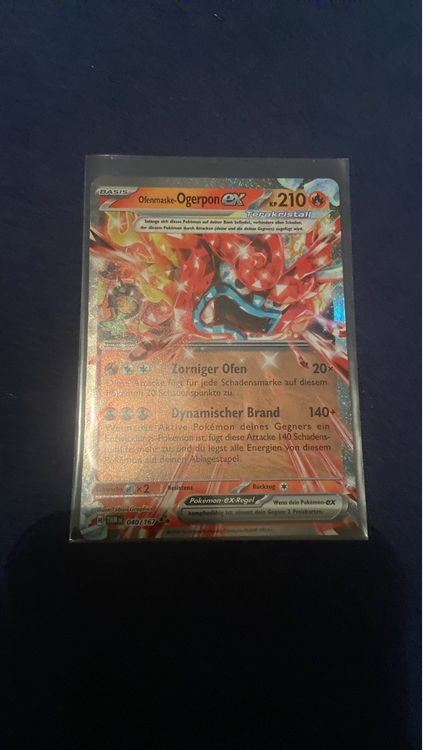 Ofenmaske-Ogrepon EX 040/167 Karte Fullart Pokemon | Kaufen auf Ricardo