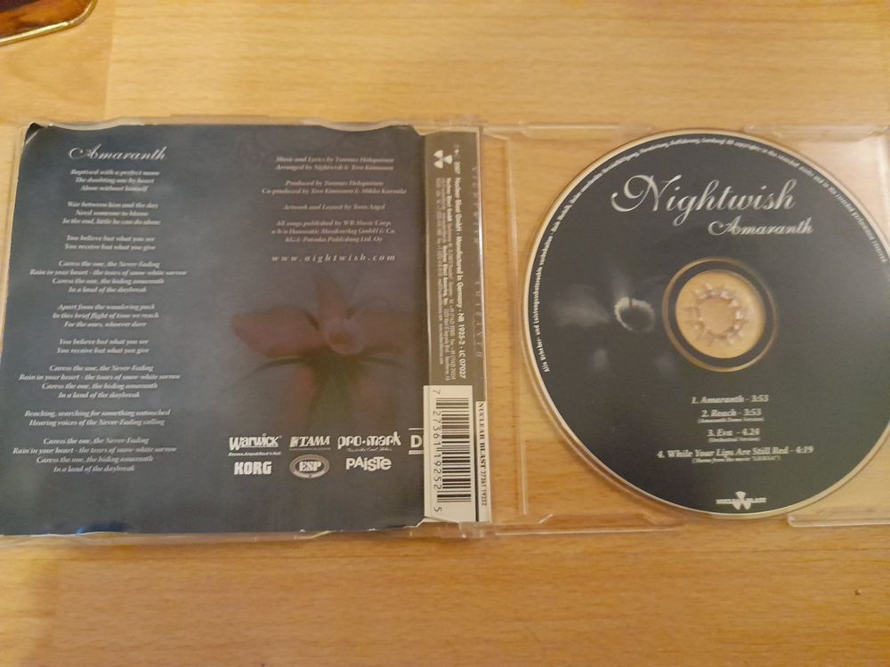 CD Single Nightwish Amaranth | Kaufen auf Ricardo