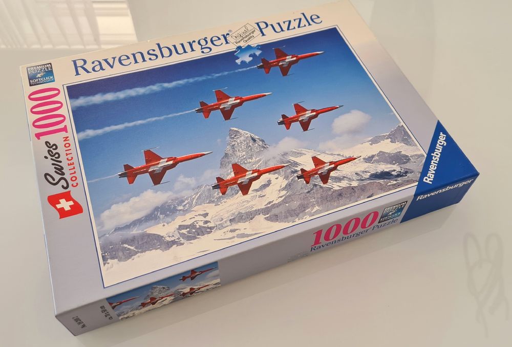Ravensburger Puzzle 1000 Teile: Patrouille Suisse (Gebraucht) in Ruswil für CHF 10 – mit ...