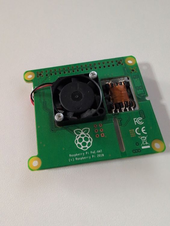 Raspberry Pi 4b PoE HAT - Power over Ethernet Add-on Board (Gebraucht ...