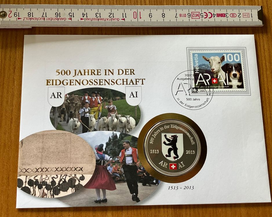 Numisbrief APPENZELL 500 JAHRE IN DER EIGENOSSENSCHAFT 2013 (Gebraucht) in Aarau für CHF 12 ...