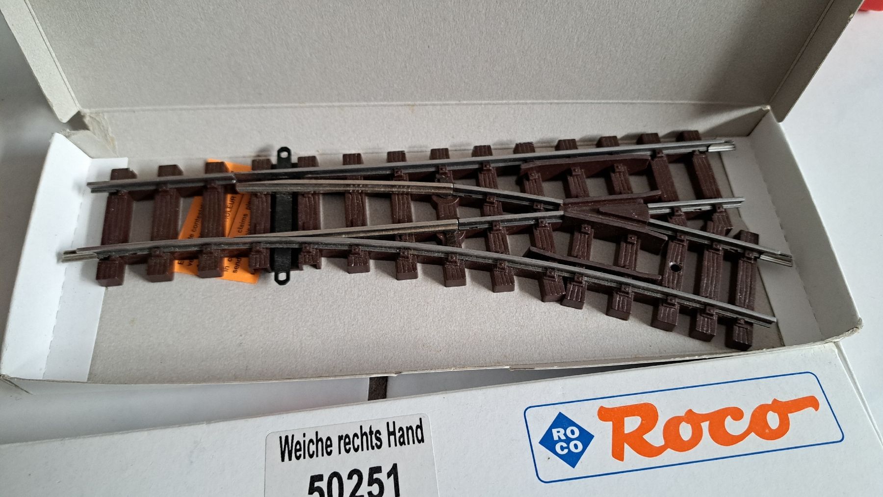 Roco Alpin Line Weichen 50251/52 rechts, links, 3 Stk. 0m (Gebraucht ...