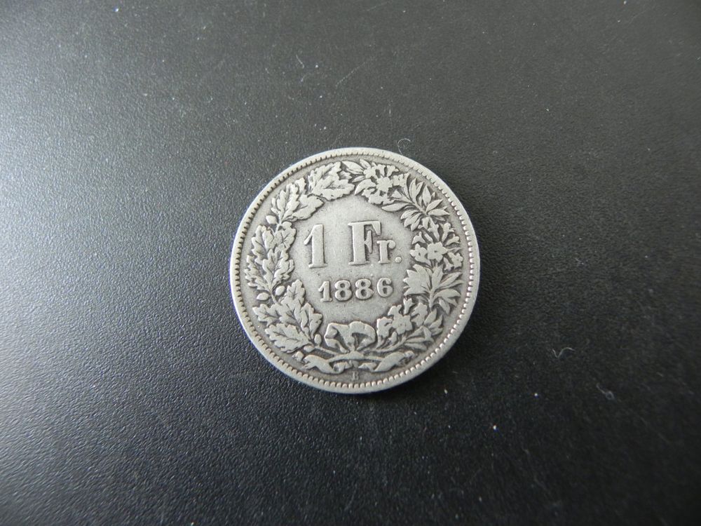 Schweiz 1 Franken 1886 B Silber (Gebraucht) in Biel/Bienne für CHF 2.9 – mit Lieferung auf ...
