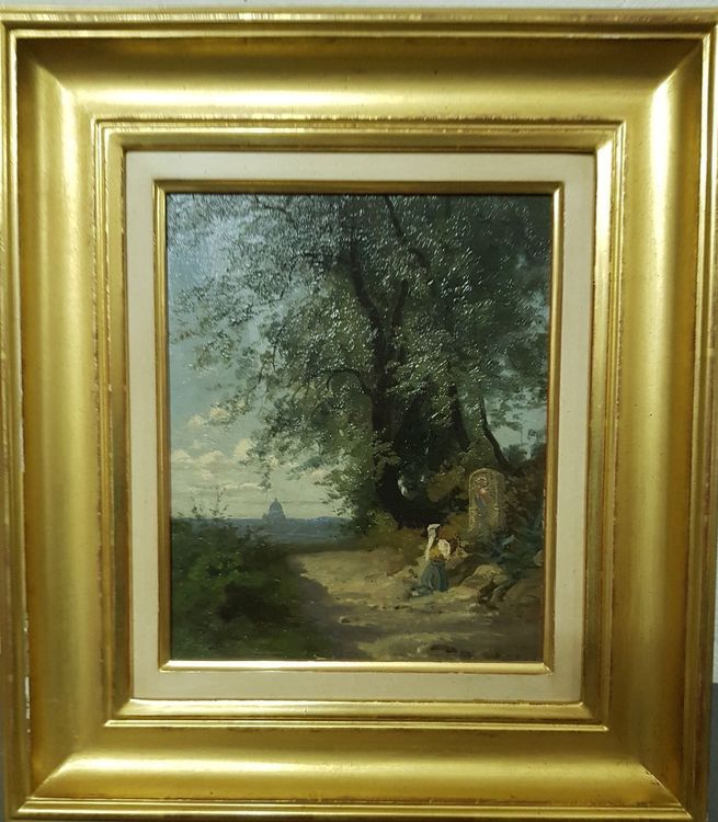 Beau tableau romaine en prière K.Wymann (Gebraucht) in Lausanne für CHF ...