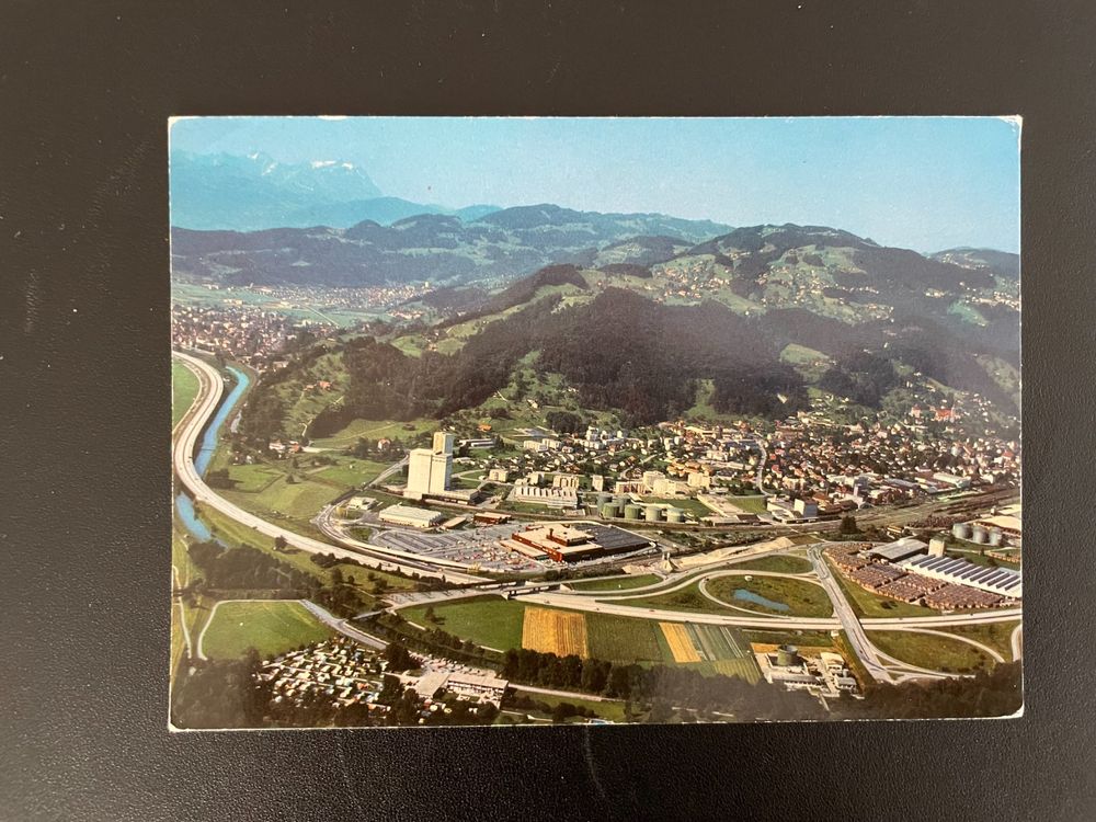 AK SG St. Margrethen, Flugaufnahme mit Säntis (Gebraucht) in Thal für CHF 3 – mit Lieferung auf ...