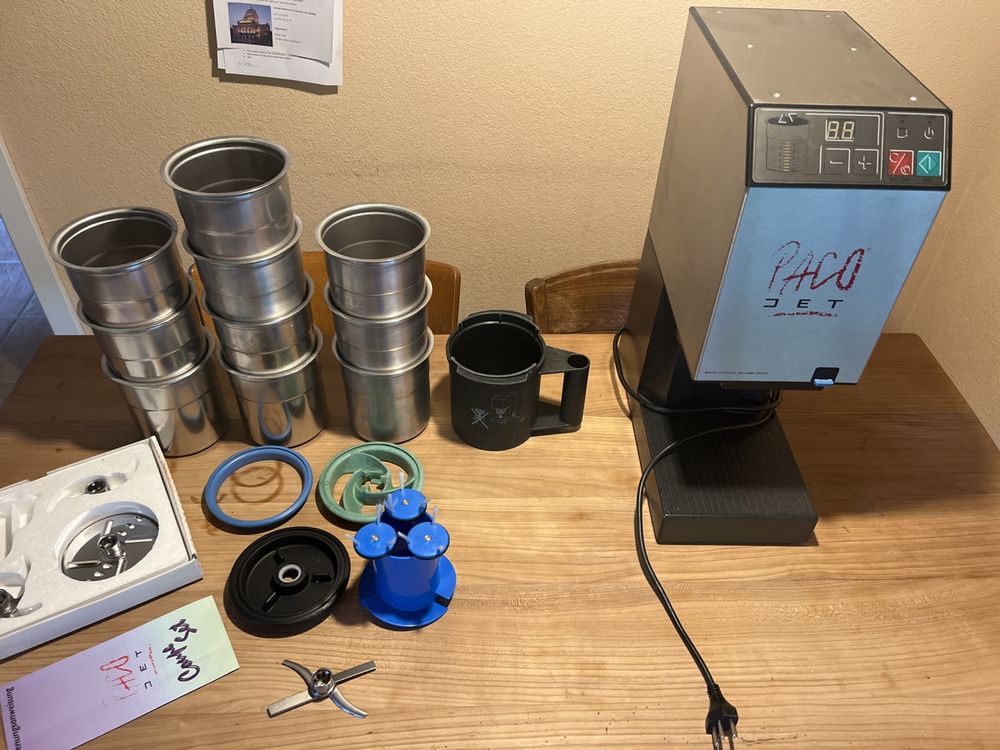 Gepflegter PacoJet 1 mit 10 Bechern und Coupéset (Gebraucht) in ...