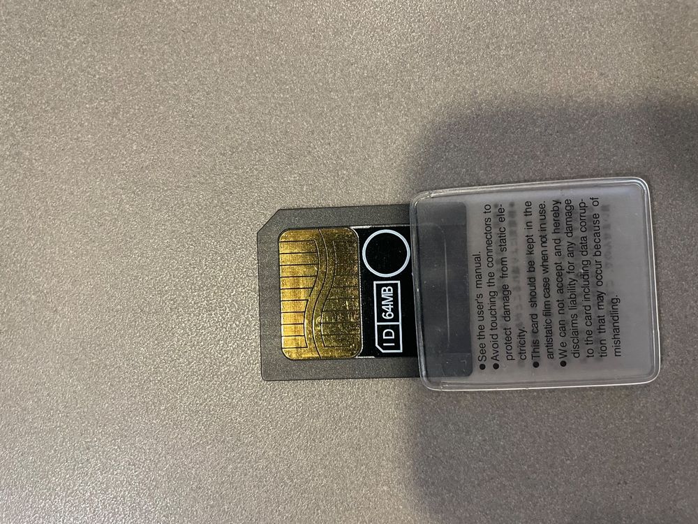 64MB Smart Media Card 3V (Gebraucht) in St.Gallen für CHF 29 – mit ...