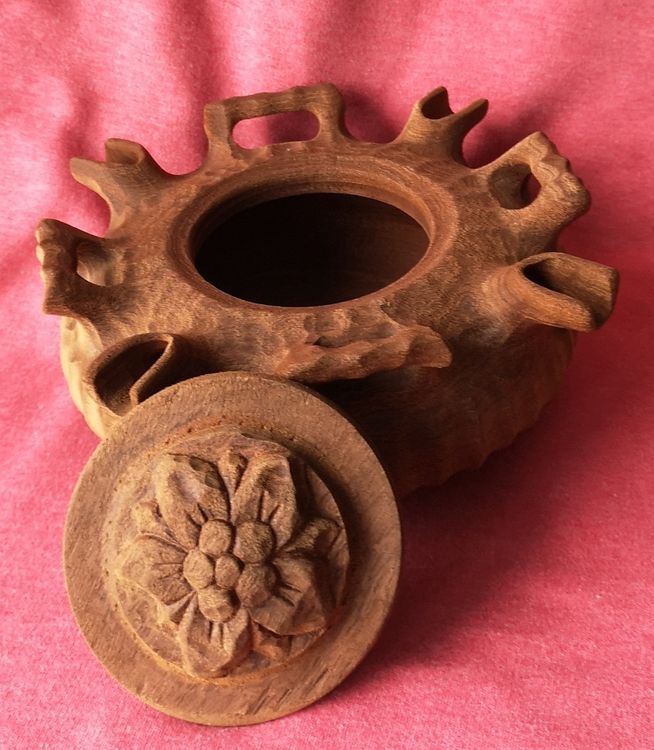 Grolla Holzdose Artigianato Valdostano Caffé der Valdostana | Kaufen ...