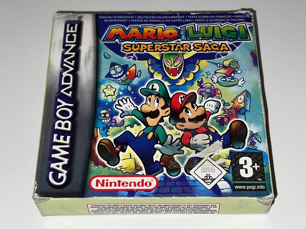 Game Boy Advance (GBA) - Mario & Luigi: Superstar Saga (OVP) (Gebraucht ...
