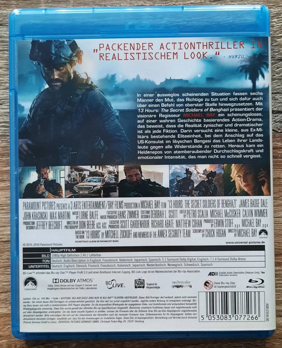 ''13 Hours - The Secret Soldiers of Benghazi'' für Blu-Ray (Gebraucht ...