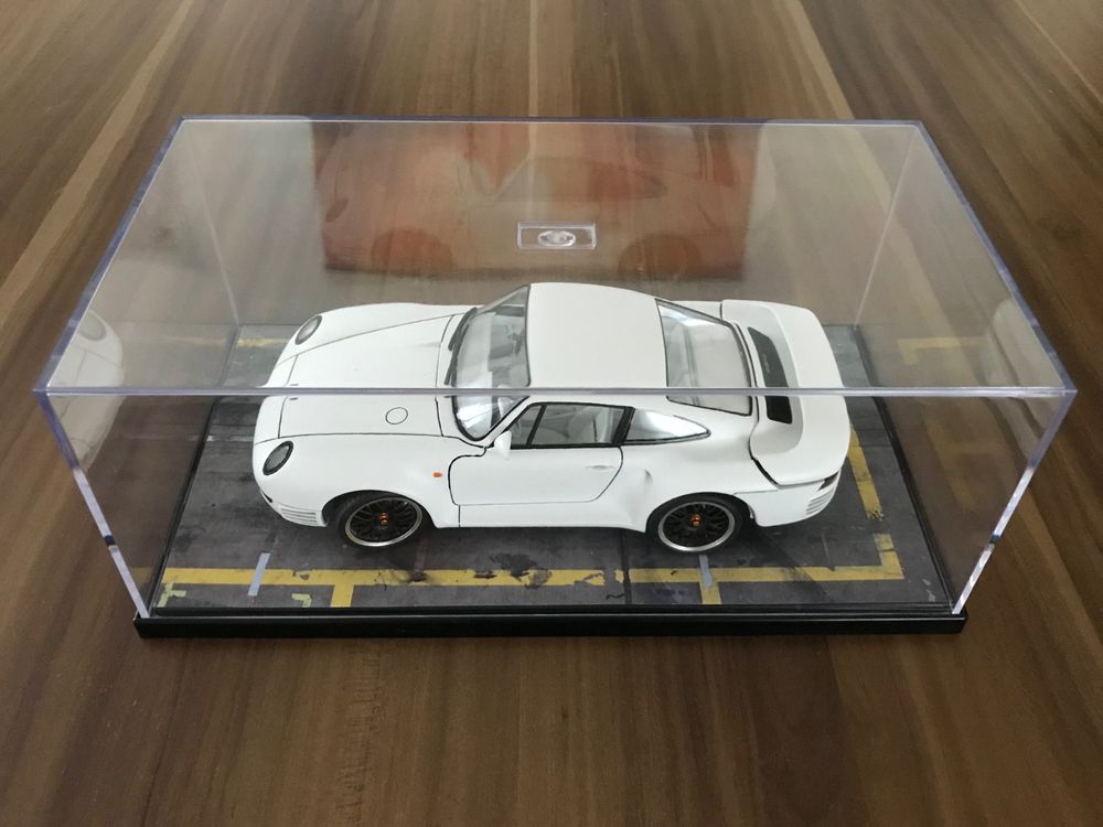 Porsche 959 Turbo Mattweiss 1/24 Einzelstück/Unikat Tamiya (Neu (gemäss ...